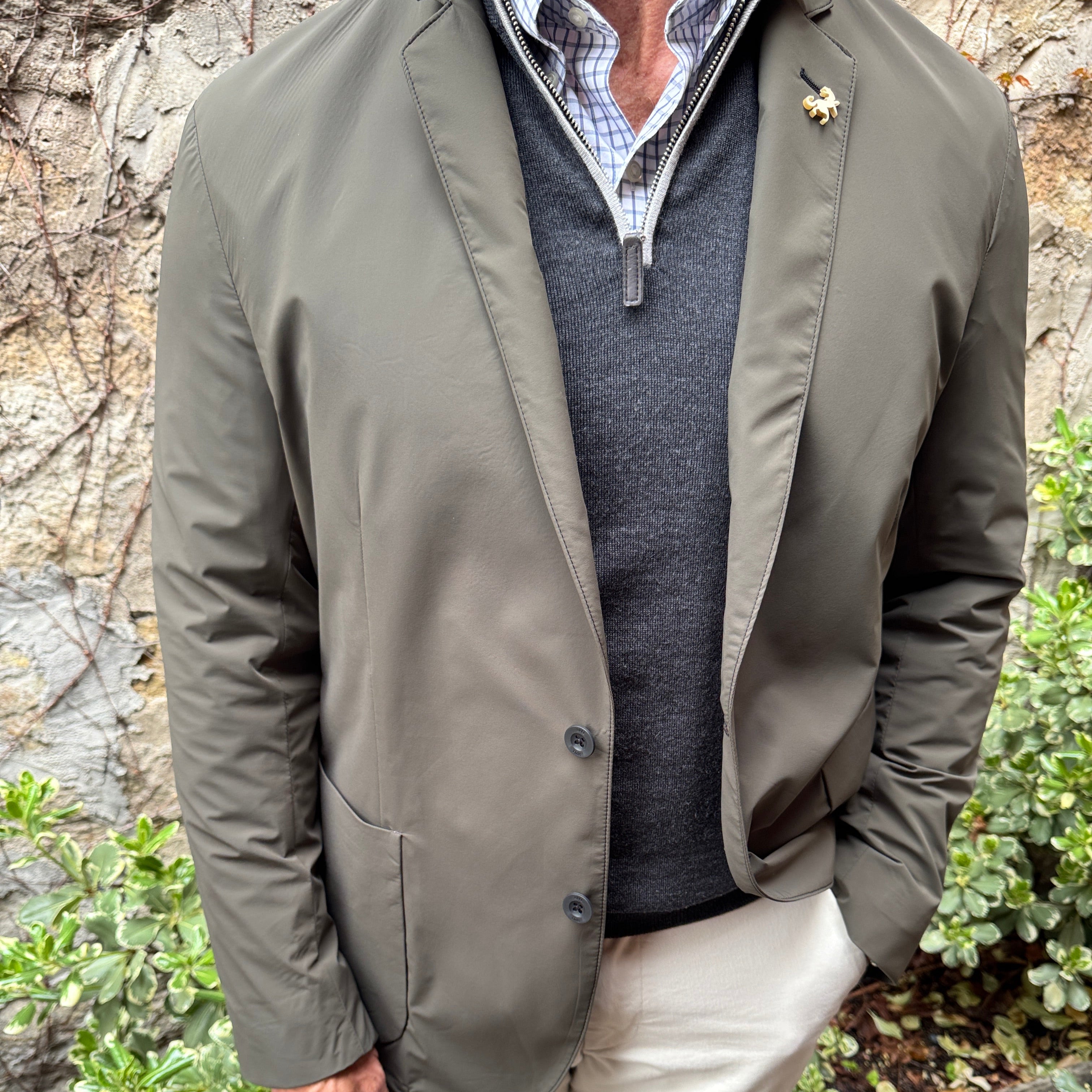 Tombolini Running Jacket Olive – Tweed & Vine