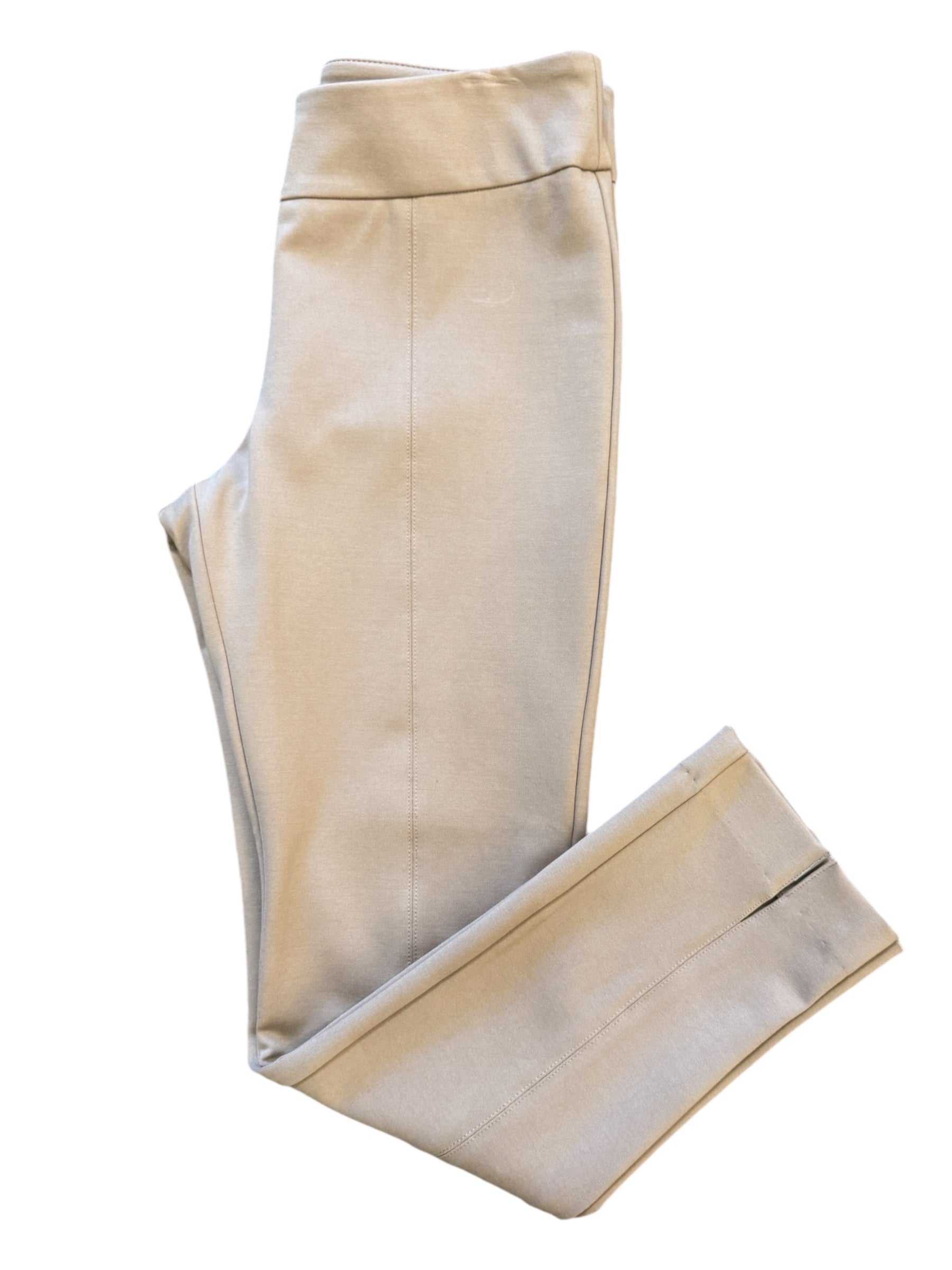E&F Front Slit Pant w/Sewn Seam Sand – Tweed & Vine
