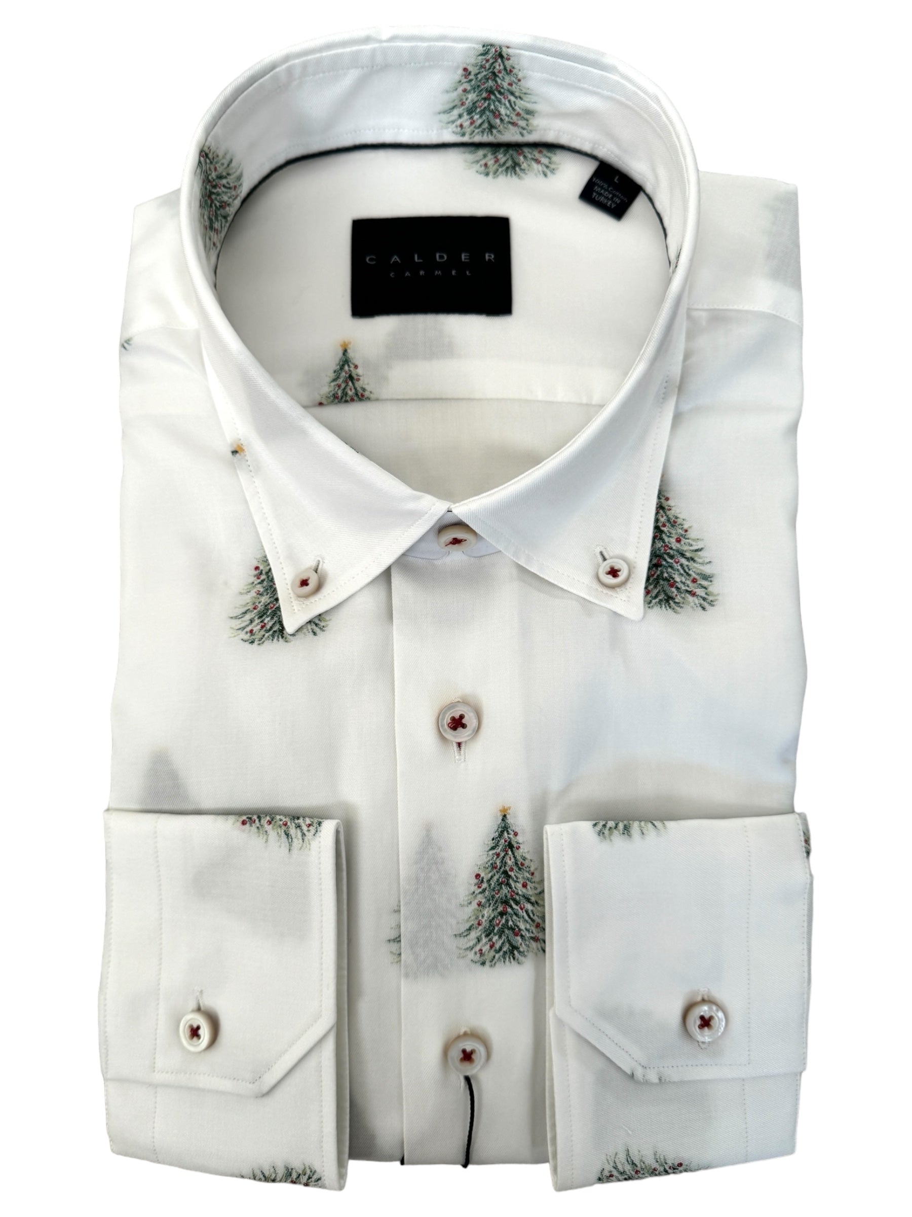 Calder Shirt Luxe Italian Jacquard Holiday – Tweed & Vine
