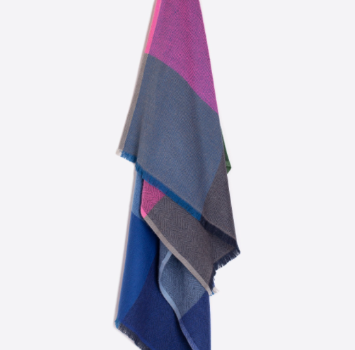 Vilagallo Scarf Block Herringbone – Tweed & Vine