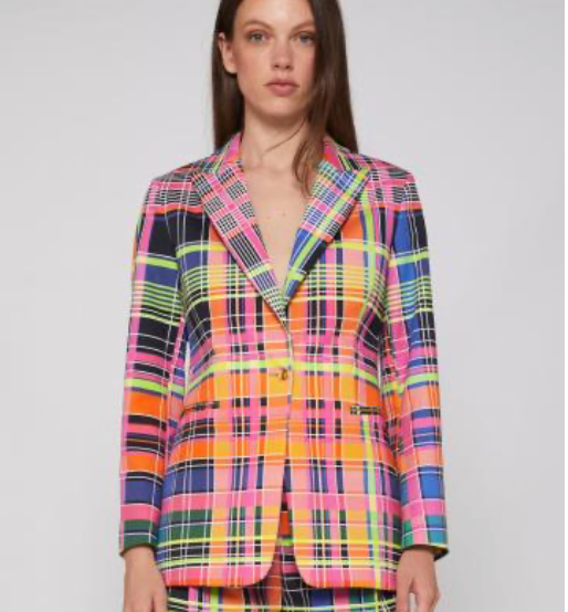Vilagallo Jacket Sophia Multicolor Check – Tweed & Vine