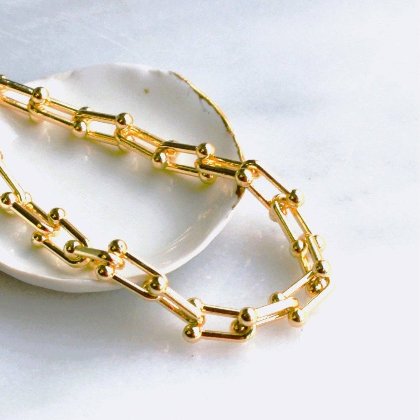 The Silver Wren - Lark Chunky Gold Chain – Tweed & Vine