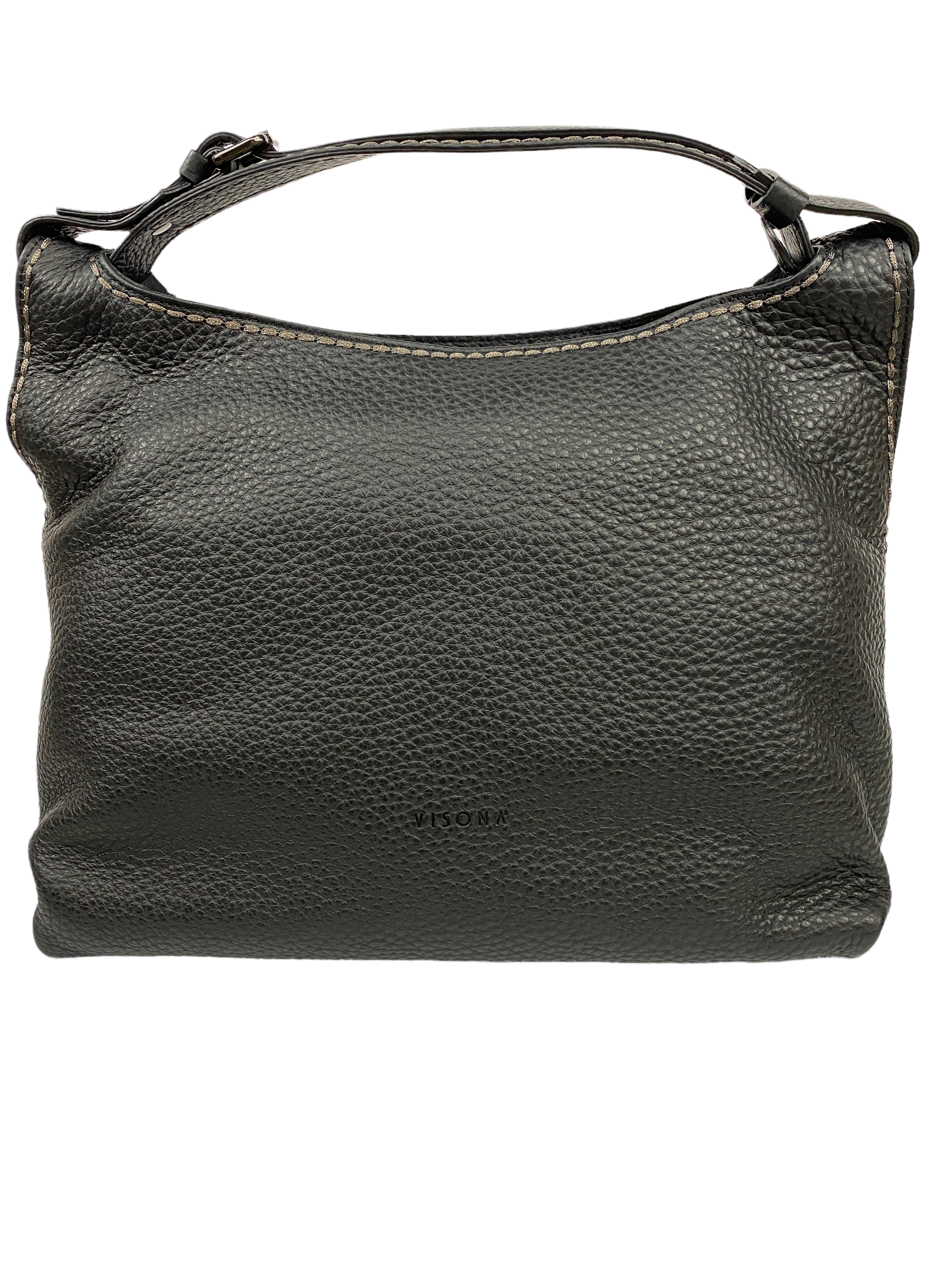 Plinio Visona King Large Handbag w/ Leather Handle – Tweed & Vine