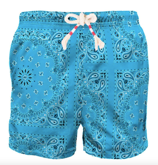 Saint Barth Swim Suit Bandana Blue – Tweed & Vine